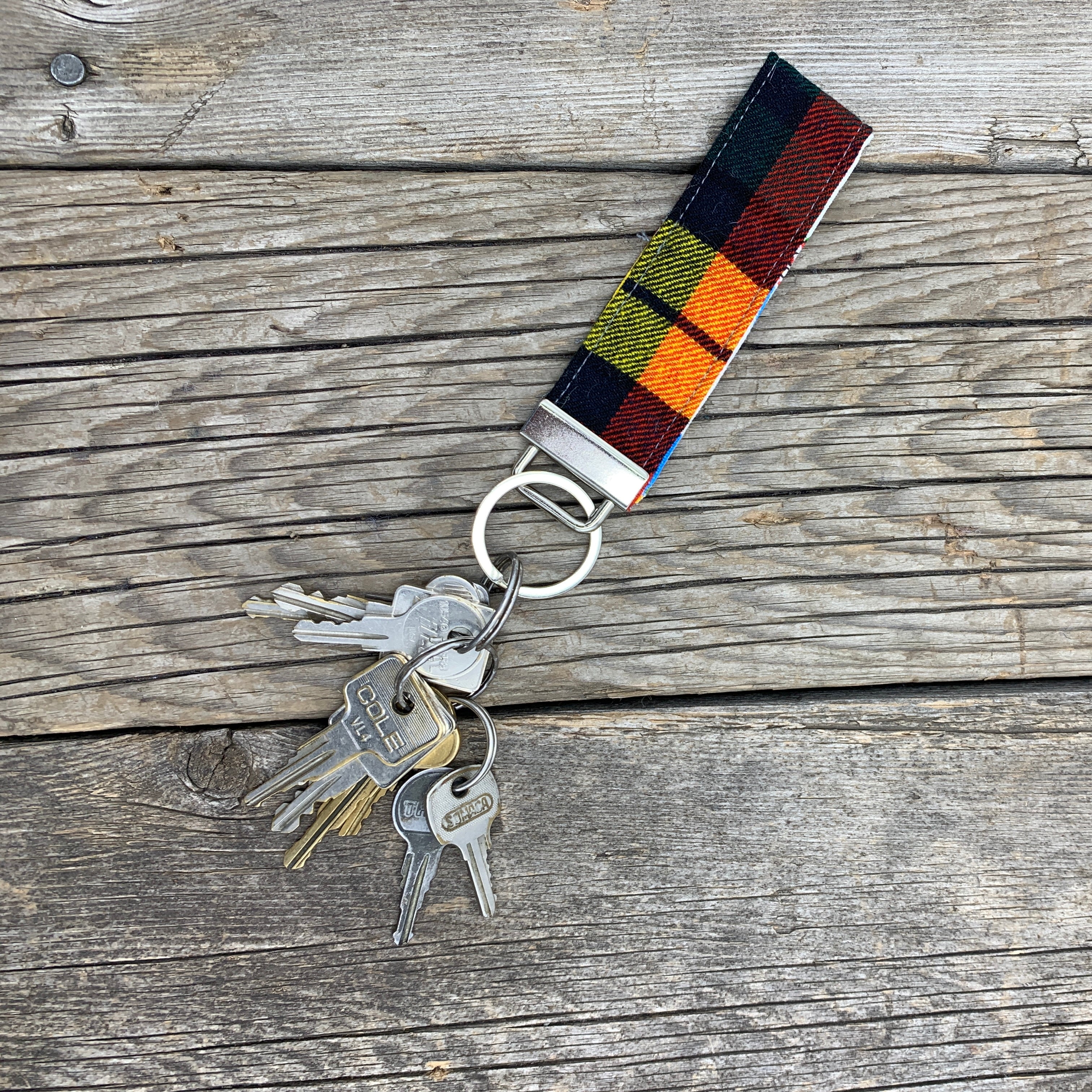 Woolly Key Ring - Red Tartan – jj wool company